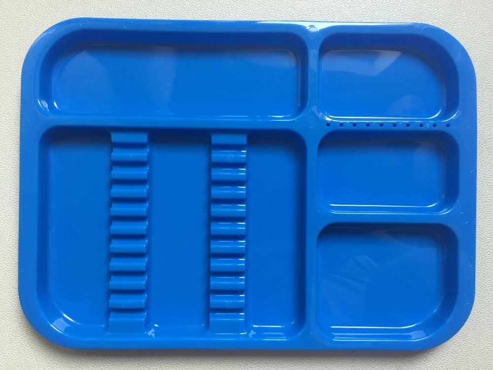 1pcs Autoclavable Dental Instruments Tray Split 5 Colors To Chose ...