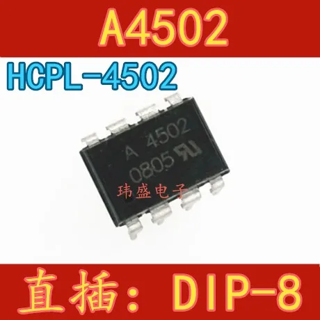 A4502 HCPL 4502 Optocoupler DIP8 aislador óptico Optocoupler|optocoupler|optocoupler isolator ...