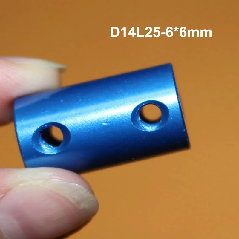 20sets OD14L25 6x6mm Aluminium Alloy Coupling 6mm to 6mm Shaft ...