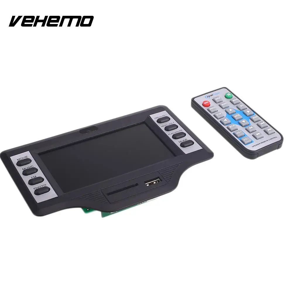 Vehemo TFT LCD Screen Video Decoder Board Bluetooth Speaker MP5 ...