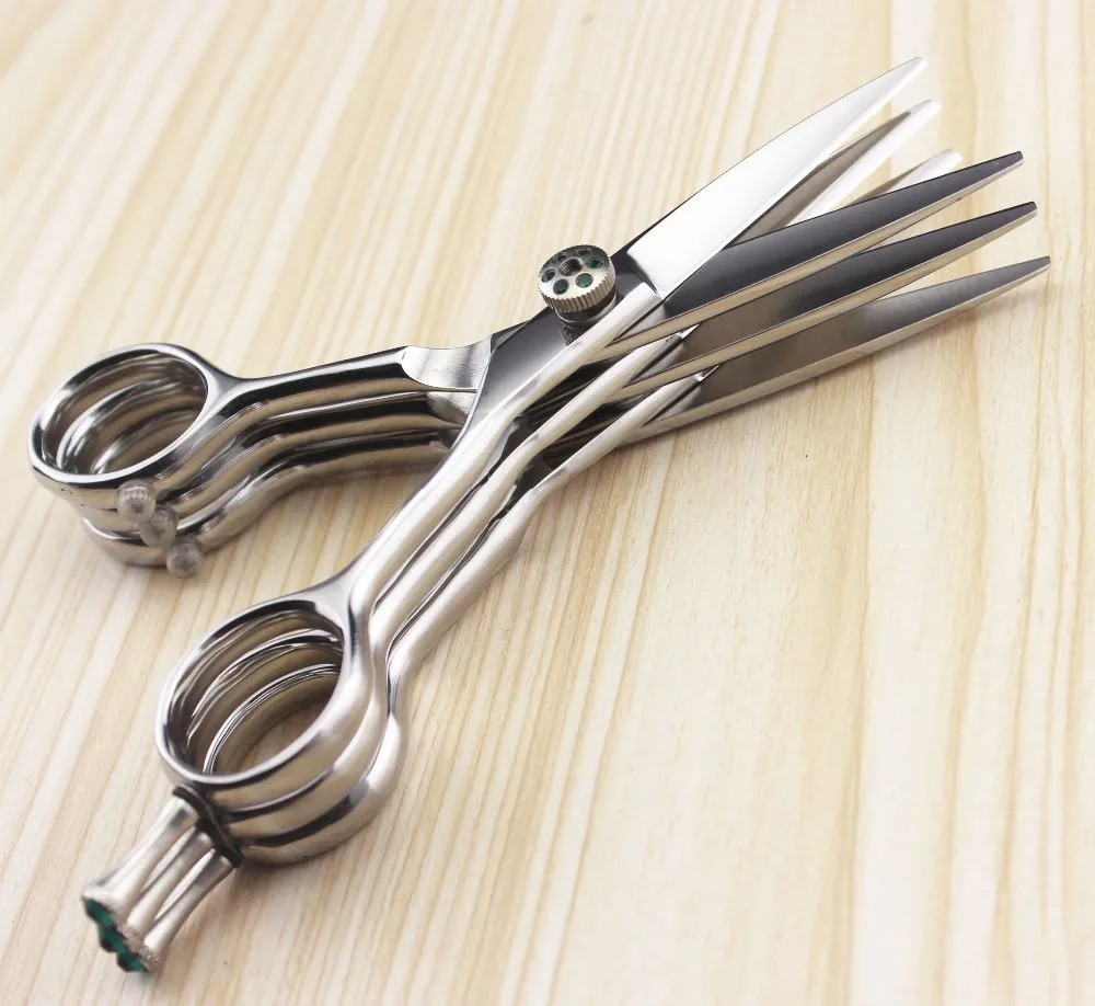 3 Layer High Quality 440C Fashion Hair Scissor ,Hair 3 Blades Scissors ...