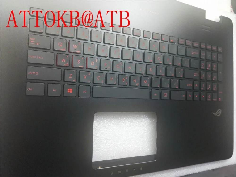 RU US LA AR стандартная клавиатура для ноутбука ASUS N751 N751J G771 ...