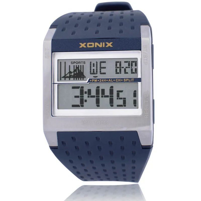 Men's Waterproof Digital Watches | 100m Waterproof Watch | Xonix Men's ...
