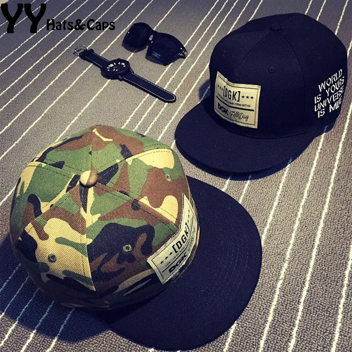 Brand new DGK Camouflage Snapback Hats Adjustable Street Skateboard Hip ...