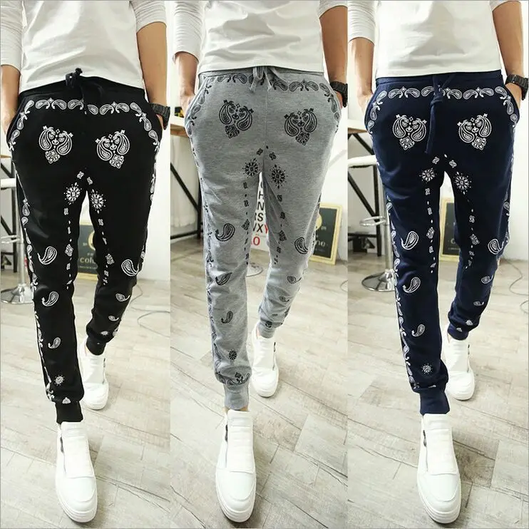 2015 Britches Men Pants trousers Casual Youth Fashion Sports Loose ...