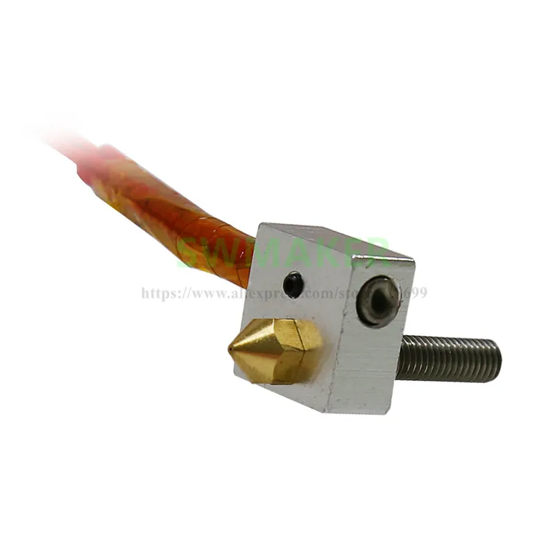 1set Anet A8 MK8 nozzle heating block extrusion head kit Prusa extruder ...