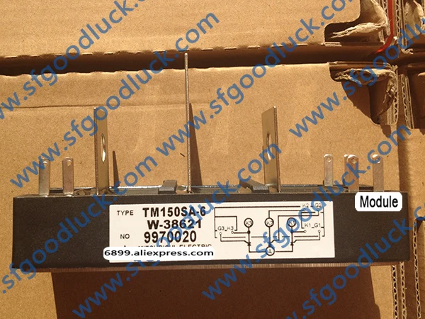 Módulo de tiristor de TM150SA 6, potencia media, uso GENERAL, 300V, 150A, peso (valor típico ...