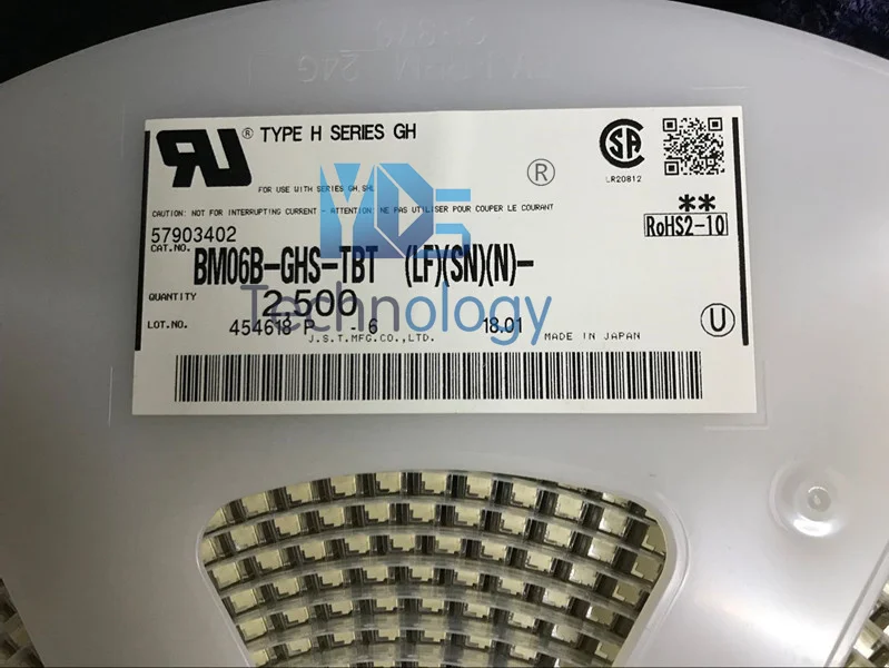 BM06B GHS TBT BM06B GHS TBT (LF) (SN) (N) GH 1.25 MILÍMETROS Conector JST 6PIN Novo & Original ...