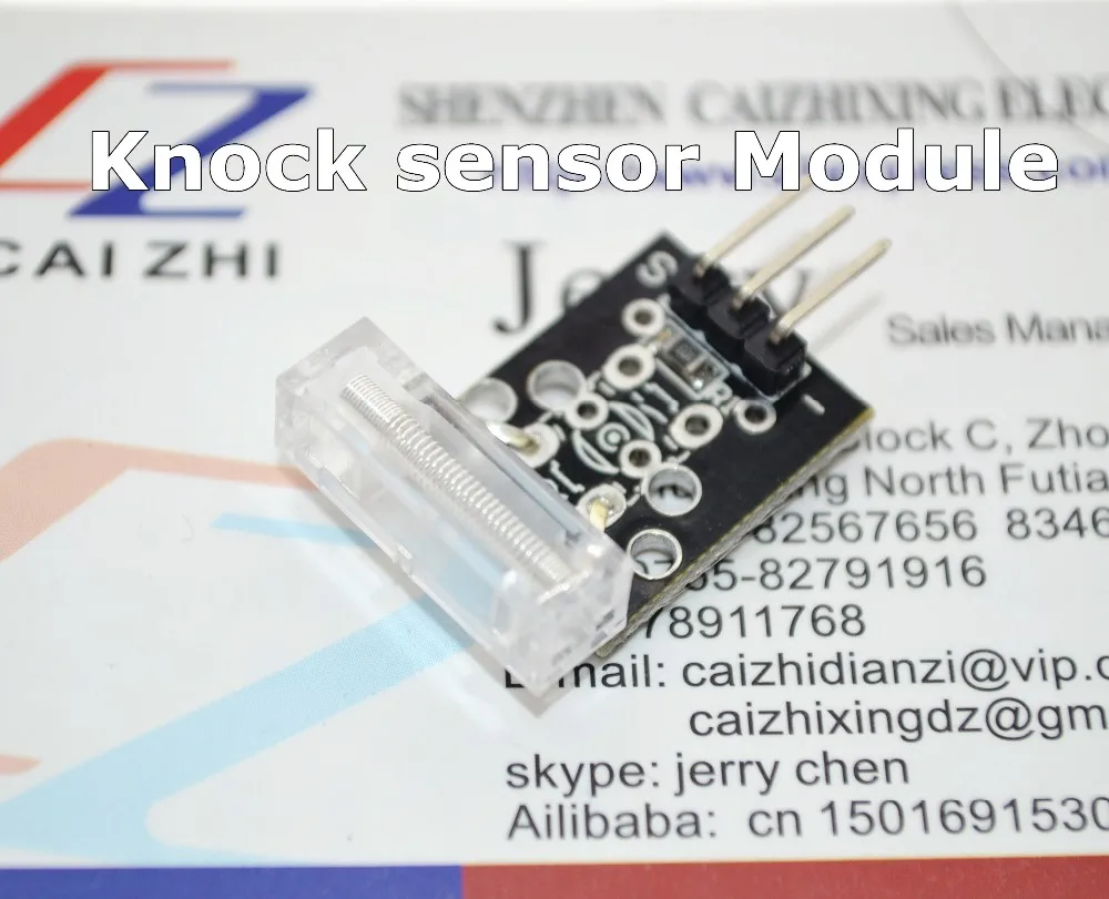 Free Shipping 1pcs Knock Sensor Module For Arduino New In Integrated Circuits From Electronic 