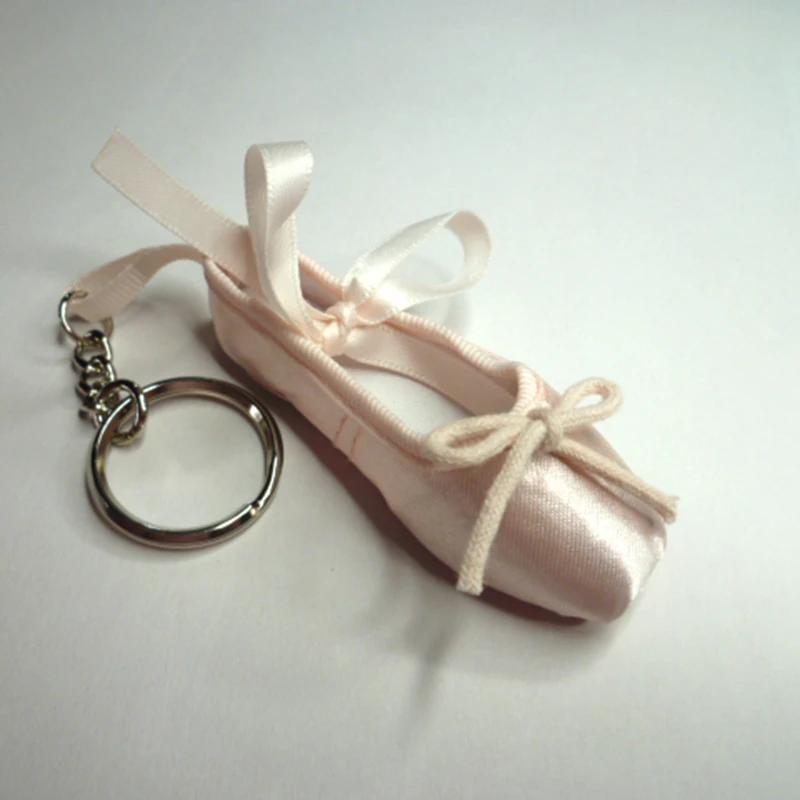Балерина; балетная обувь; брелок для балета; Подарочная атласная обувь ...
