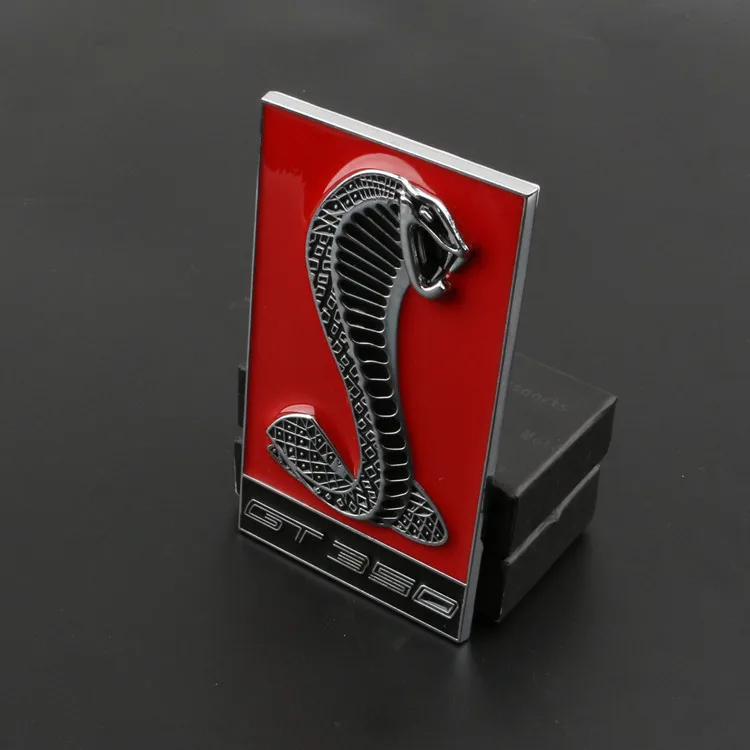 1PCS 3D Cobra Car Auto Front Hood Grille Emblem Sticker for Ford ...
