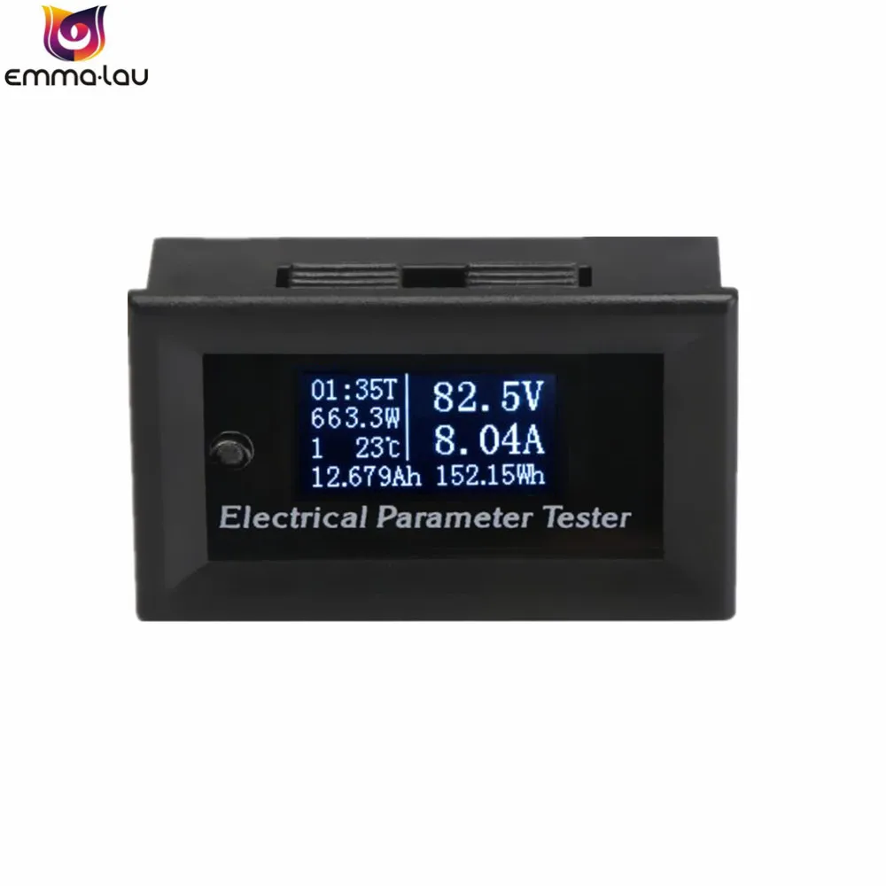 7in1 Digital Oled Multimeter Dc 0-100v 0-10a Voltmeter Ammeter Voltage ...
