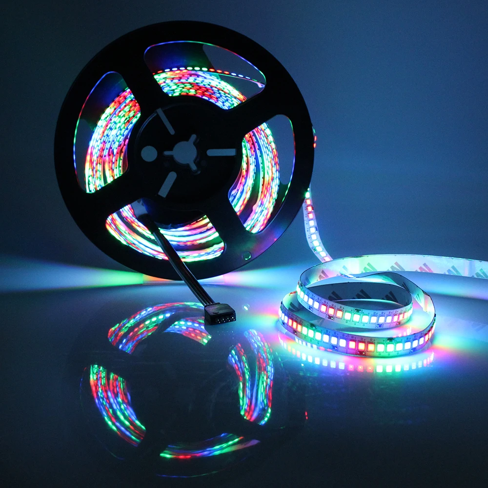 DC12V LED Strips Light Set WS2812 5M RGB Colorful Flexible Led Strip ...