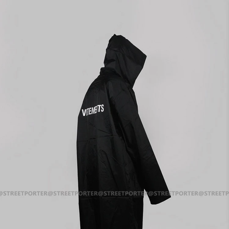 16 Vetements OVERSIZED RAIN Jacket Waterproof Windbreaker Raincoat ...