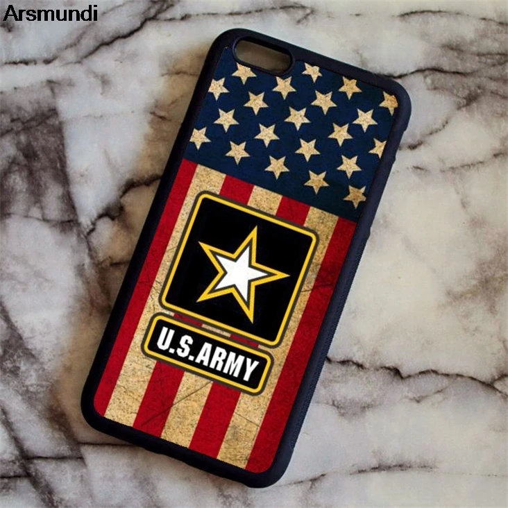 Arsmundi US Army USA Flag Military Proud Phone Cases for iPhone 4S 5C ...