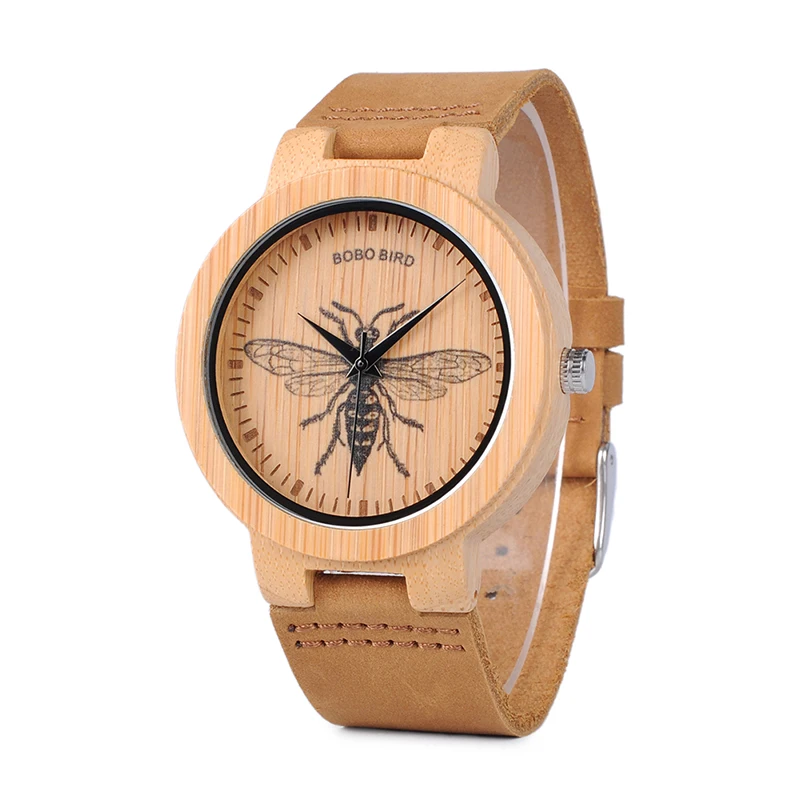 Wooden Lifelike Print Dial Face Watches | Muduh Collection