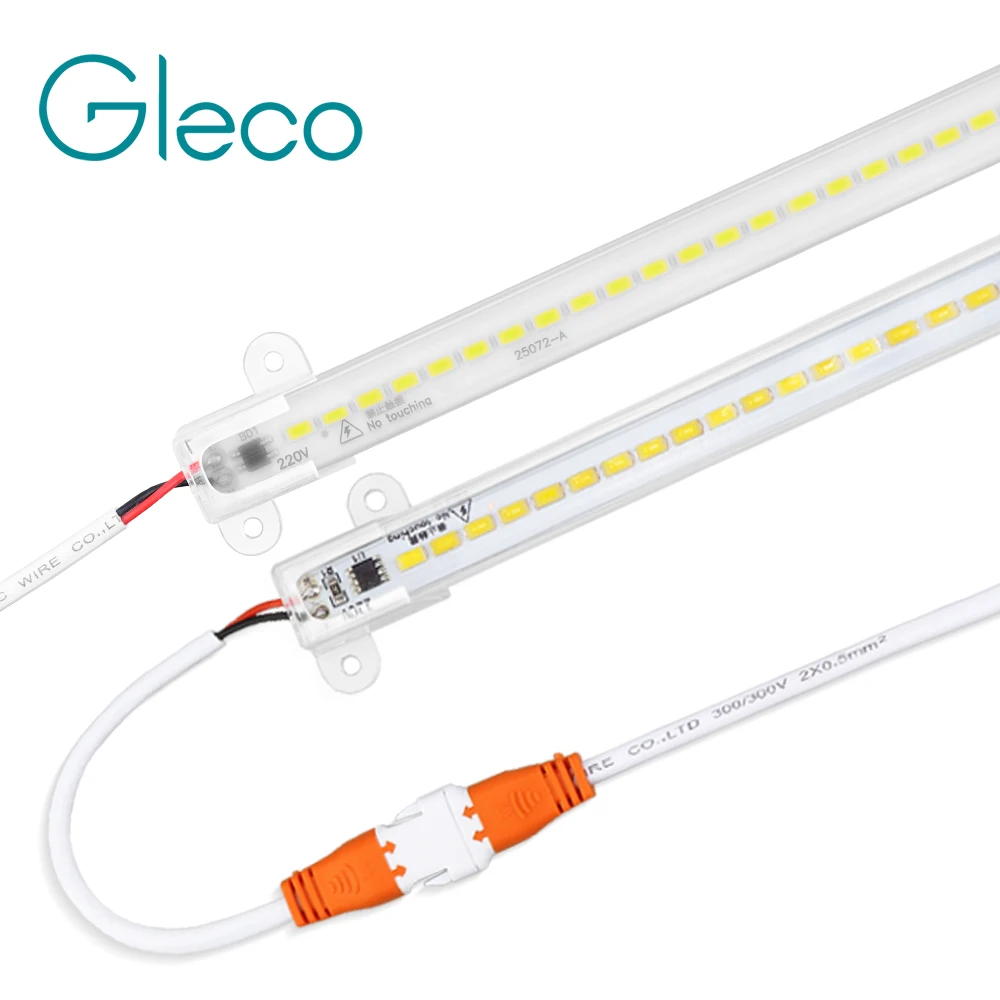 Barra de luz LED Ultra delgada, tubo fluorescente LED de conexión ...