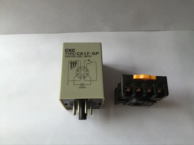 Generic C61f-Gp 24vdc Floatless Level Switch / Relay With Socket / Base ...
