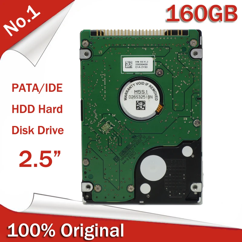 Brand new Original IDE 2.5" 160GB 5400RPM Laptop Notebook PATA IDE HDD ...
