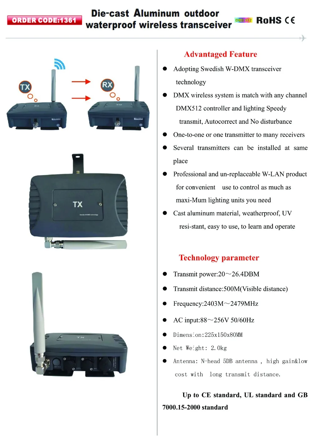 Outdoor Wireless Dmx Console | Tiptoplight