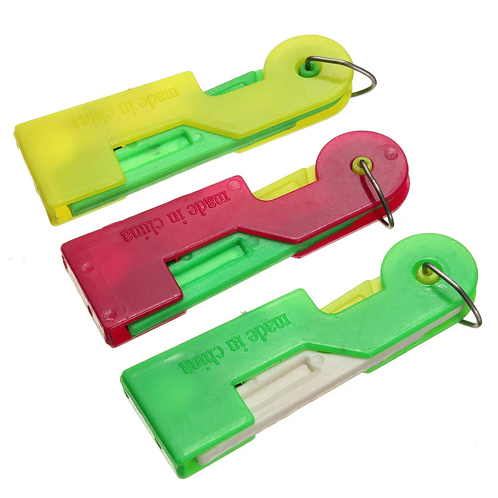 3PCS Automatic Needle Threader Thread Guide Elder Use Needle Device ...