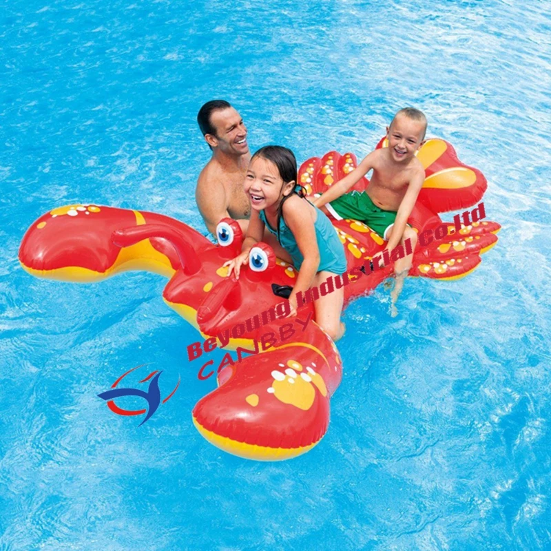 Intex 57528 Lobster Ride On Giant Inflatable Lobster Swimming Pool ...
