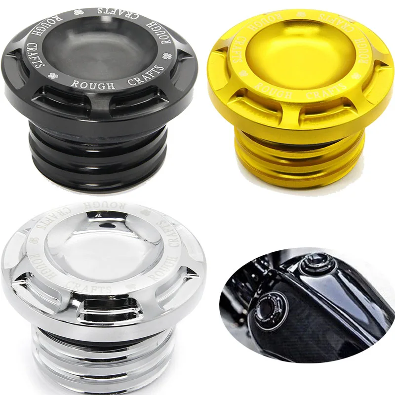 3-Color-Motorcycle-CNC-Fuel-Gas-Tank-Oil-Cap-For-Harley-Sportster-XL ...