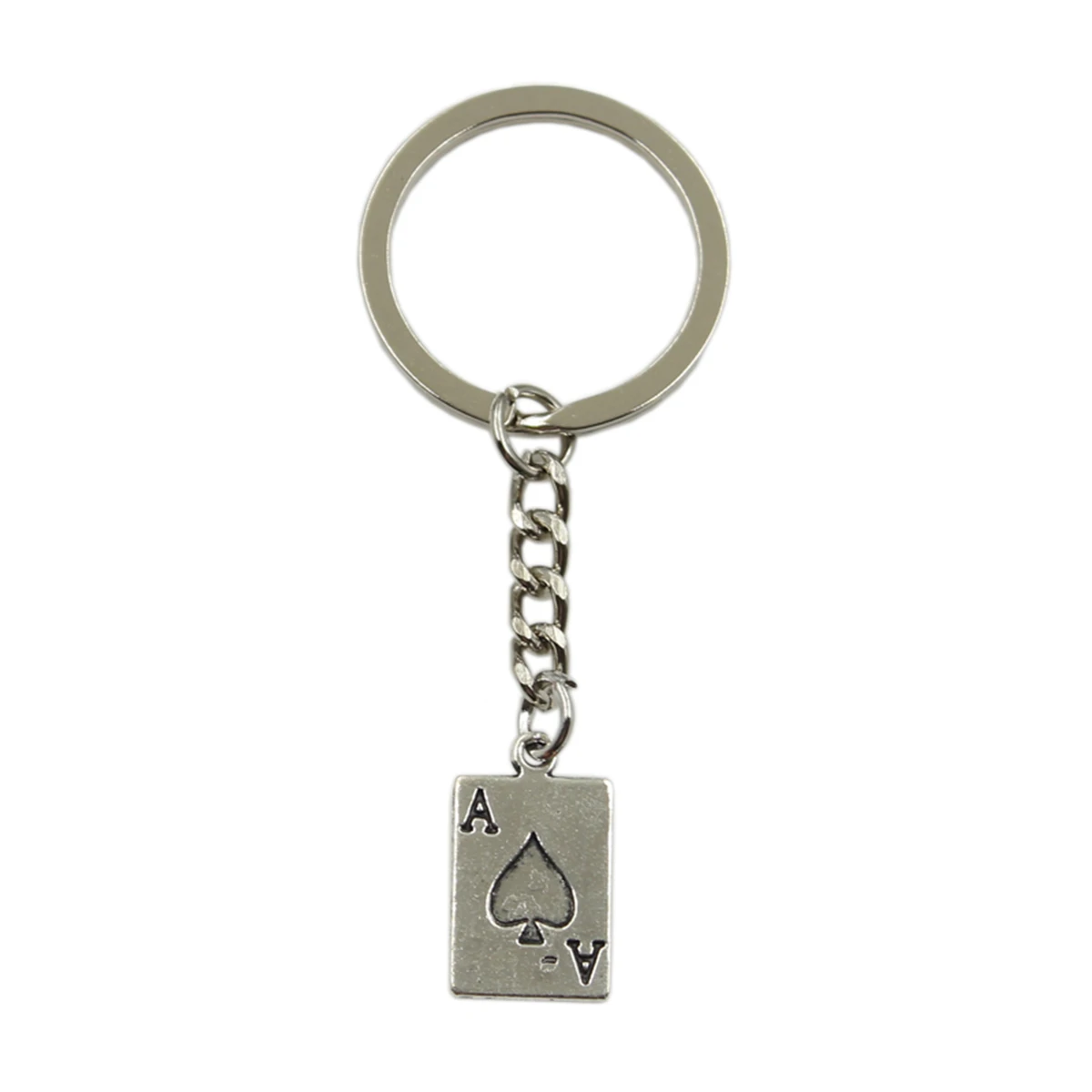 Ace Spades Keychain | Key Chain Keychain | Poker Pendant | Key Ring ...