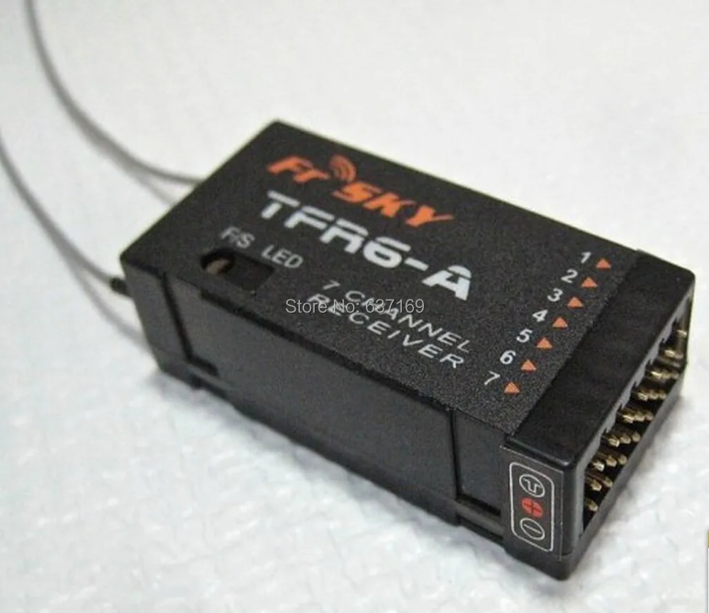 FrSky 2.4G Futaba FASST 7 Compatible Receiver TFR6 A Spot!|futaba fasst ...
