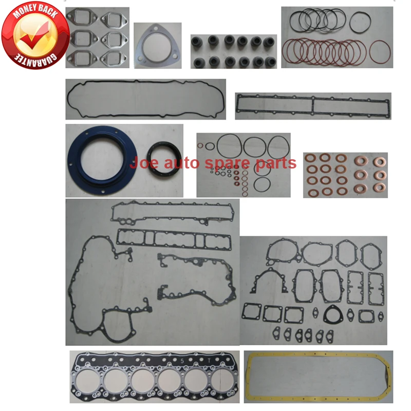 6d15 6d15t Engine Full Gasket Set Kit For Mitsubishi 6900 Bus Mk116f ...
