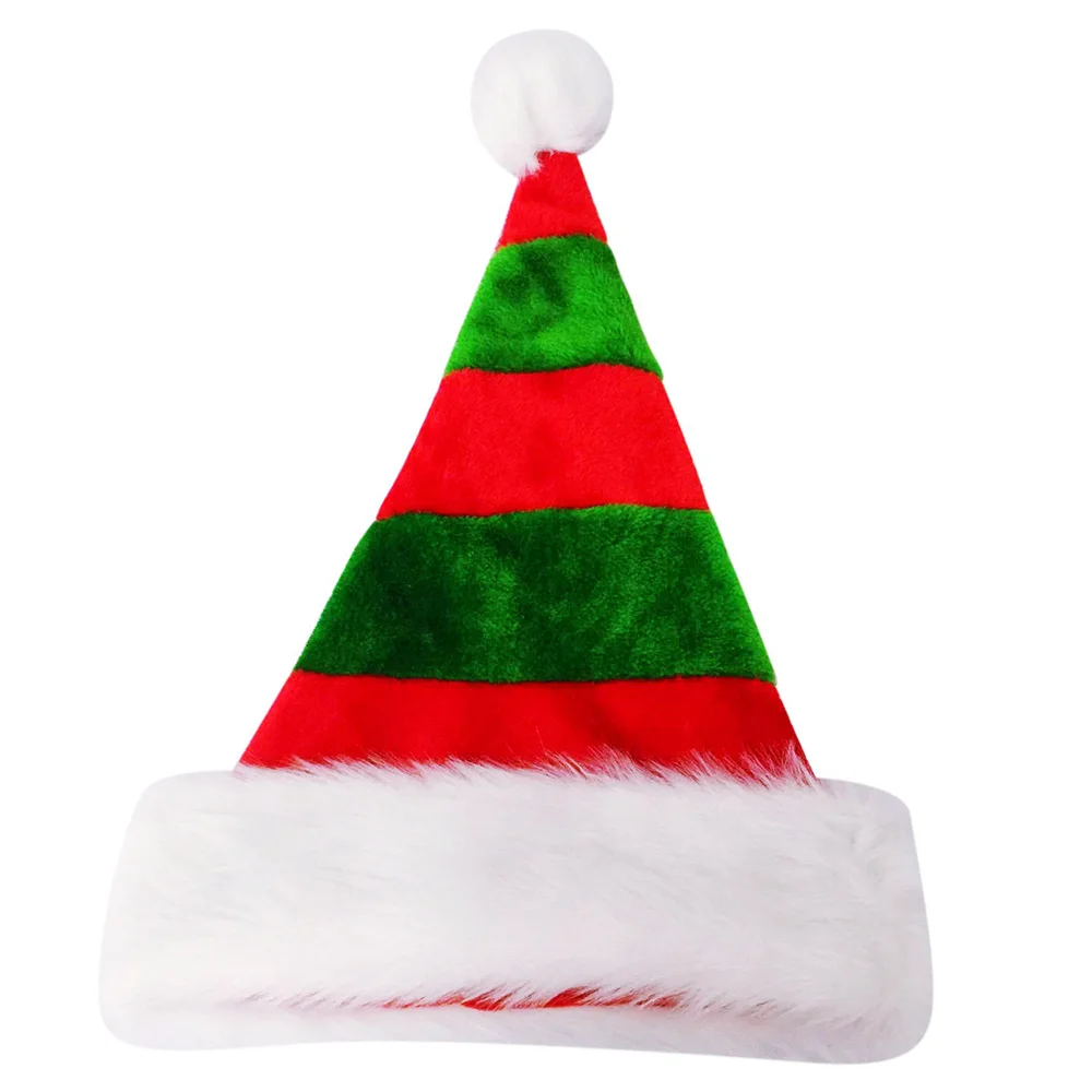 Super Deal Christmas Caps Thicker Ultra Soft Plush Fabrics Santa Hat ...