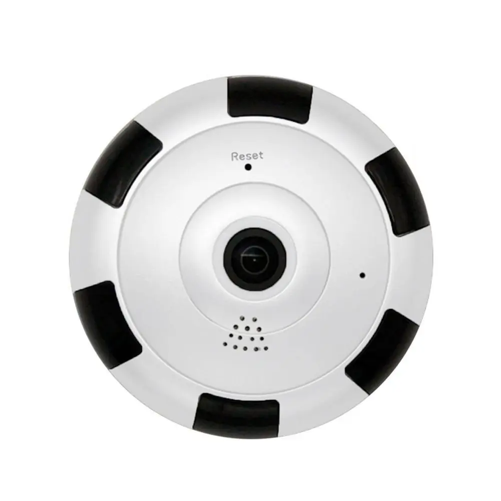 Cámara inalámbrica IP MOOL Panorama 960P HD VR Wifi inteligente 360 grados panorámica 1,44mm ojo ...