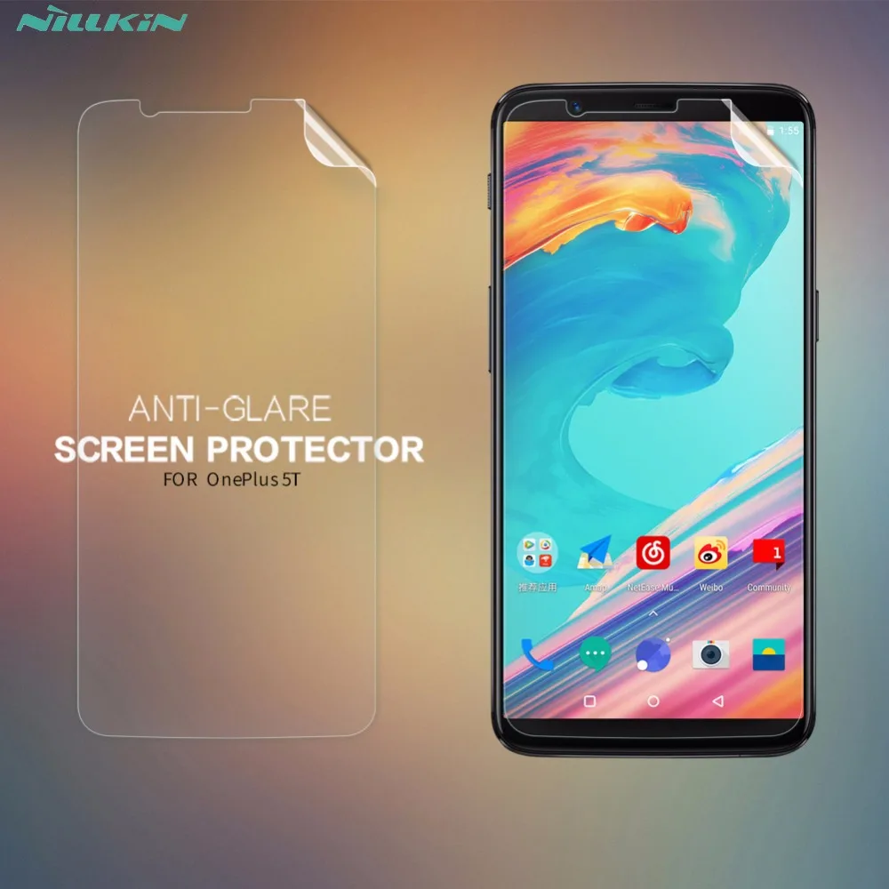 2 pcs/lot Matte Screen Protector Film for Oneplus 5T NILLKIN Matte ...