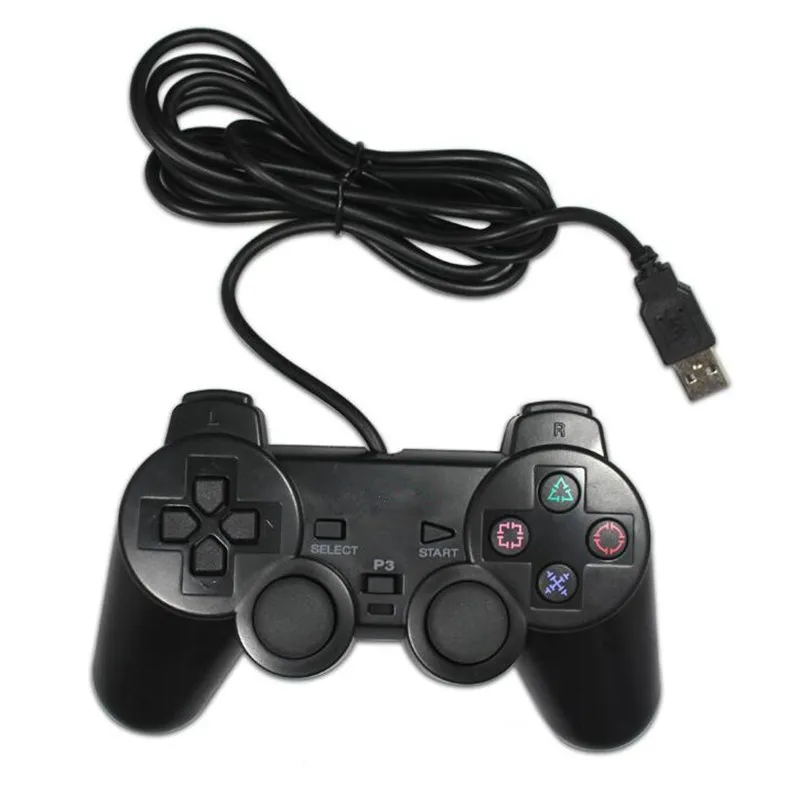 Mando con cable USB 2,0 para PS3, Sony Playstation, color negro, para ...