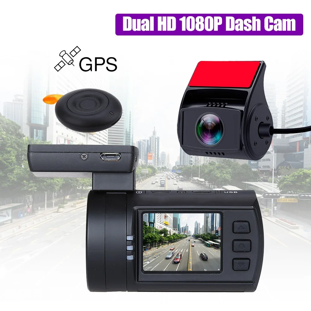 universal Vehicle Dual Lens Dash Camera Mini 0906 with Sony Sensor ...