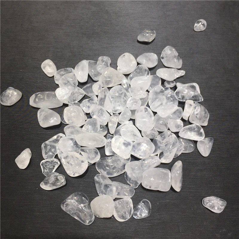 Natural Clear Quartz Polished Crystal Gravel Tumbled Stone Semi ...