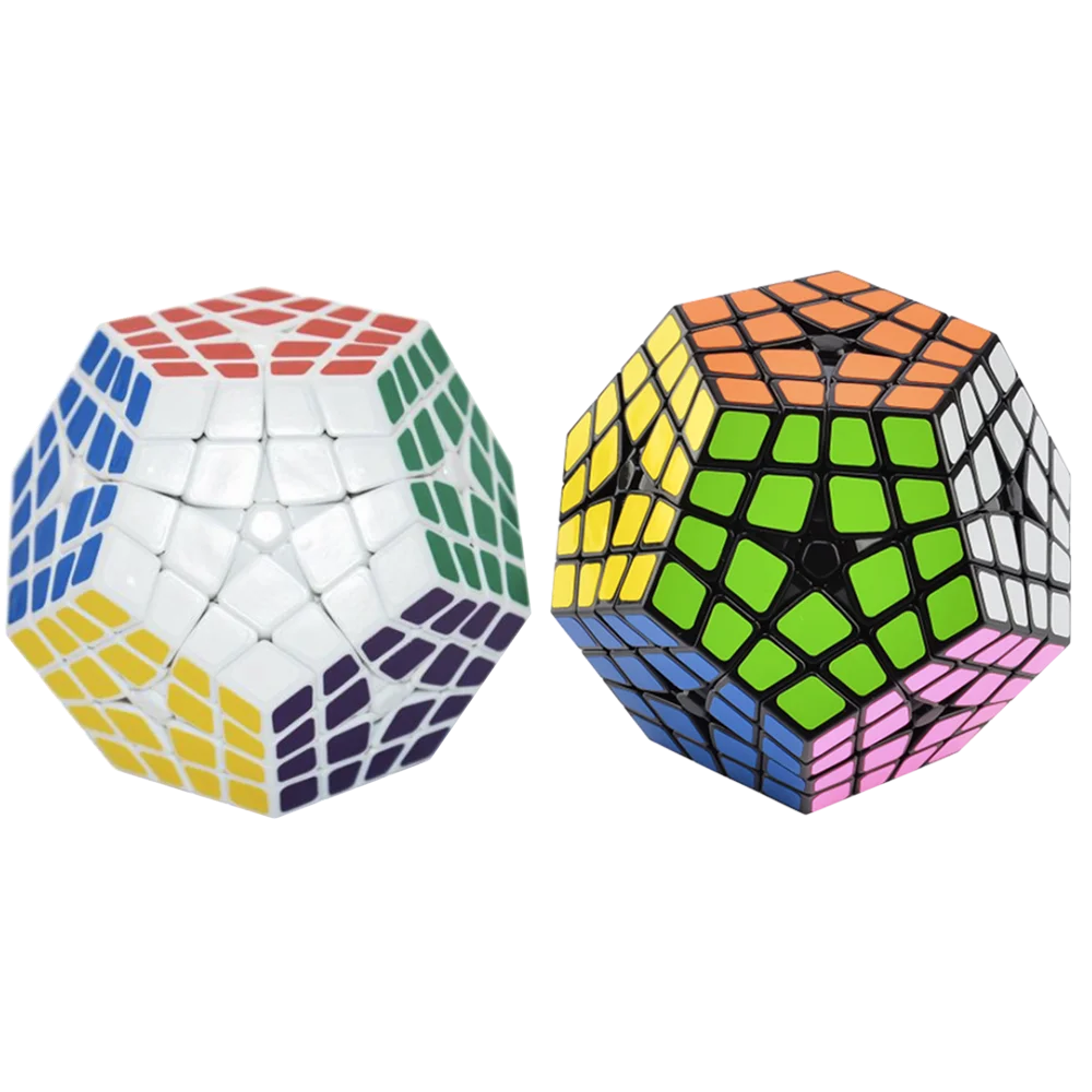 ShengShou Master Kilominx Black/White Magic cube 4x4 ShengShou Megaminx ...