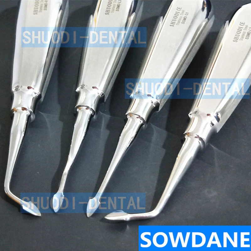 4 Pcs/set Dental Extraction Minimally Invasive Spade Tip Elevator ...
