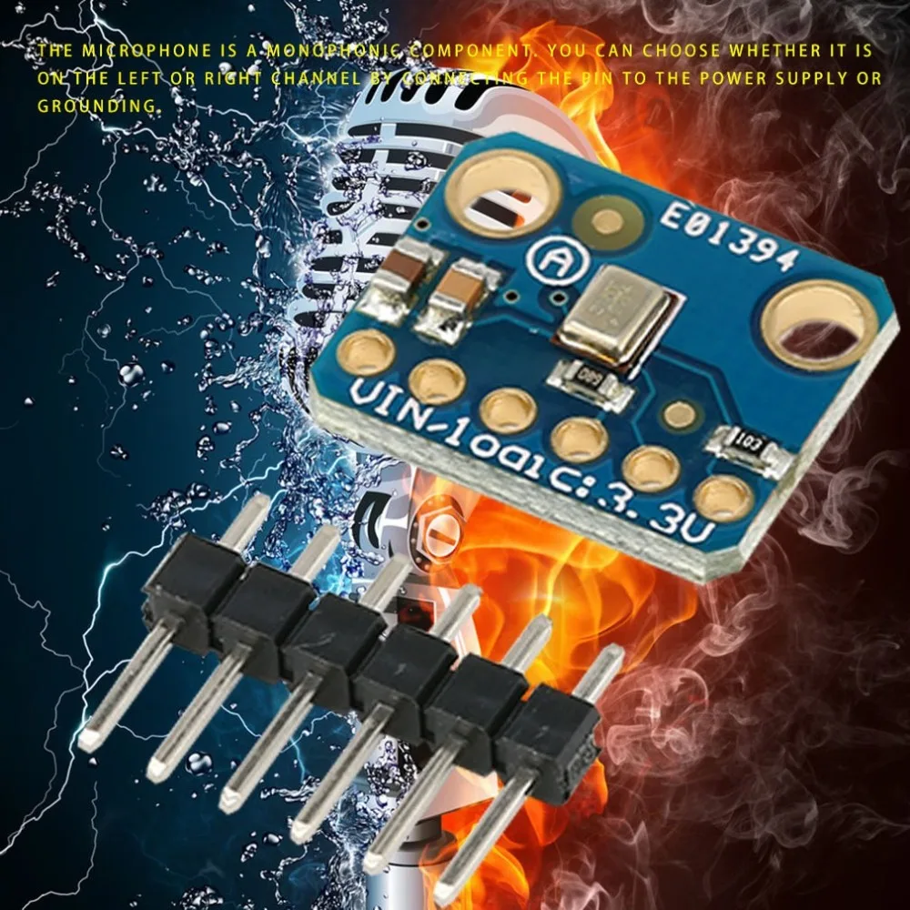I2s Mems Microphone Breakout Module Sph0645lm4h Single Mono Element Breakout Board Microphone