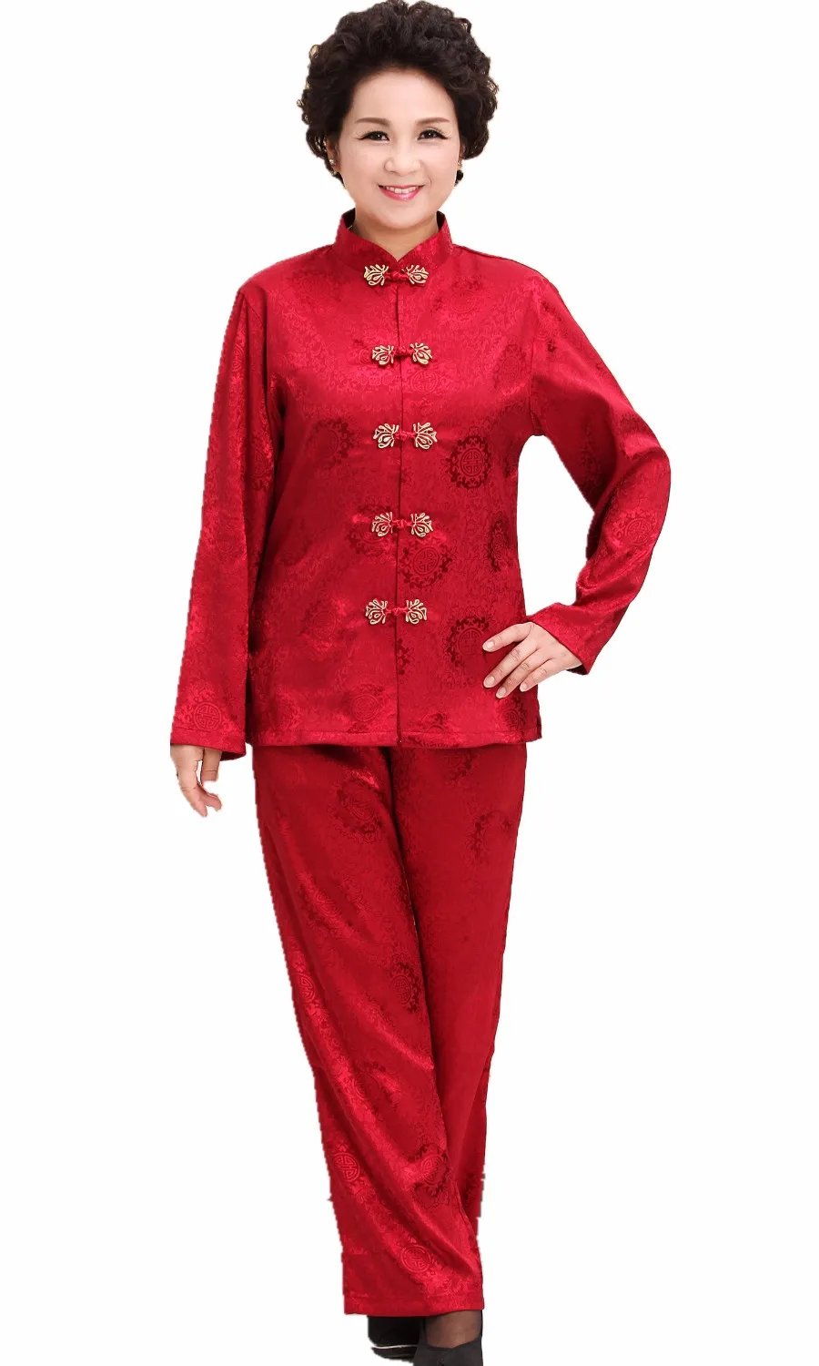 Shanghai Story Long Sleeve tai chi clothes set chinese traditional ...