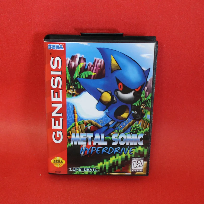 Metal Sonic 16 bit MD Game Card For Sega Genesis Mega Drive With Retail ...