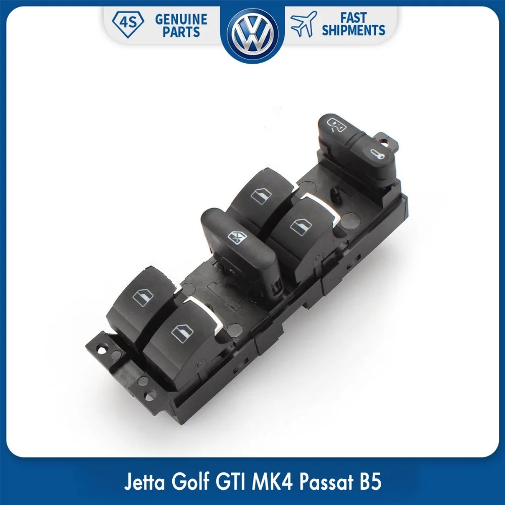 Driver Side Chrome New Master Window Switch For VW Volkswagen Jetta ...