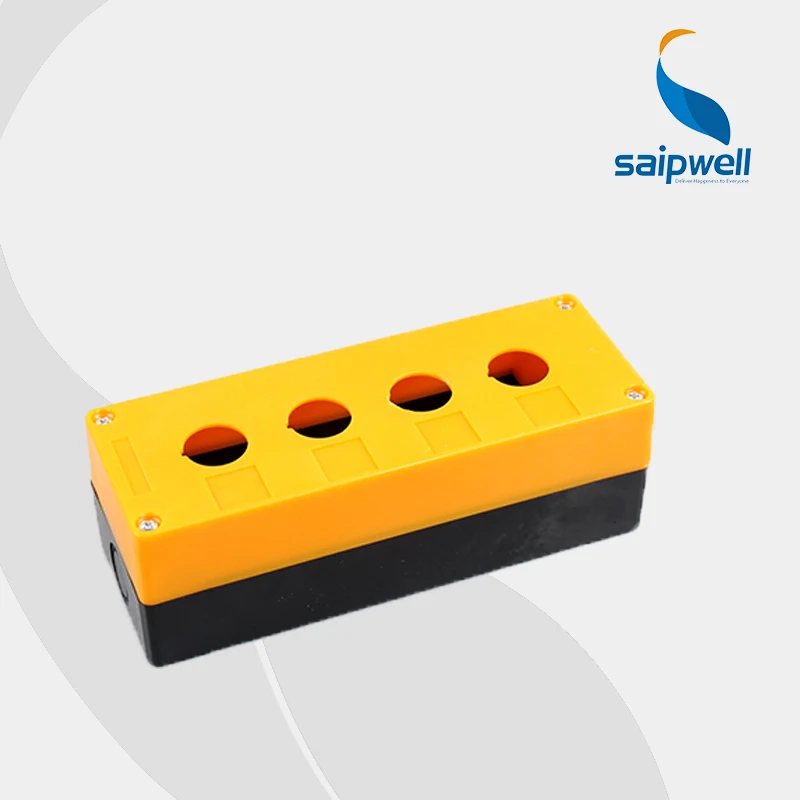 ABS 4 Holes Waterproof Button Switch Controlled Box/ Push Button Box ...