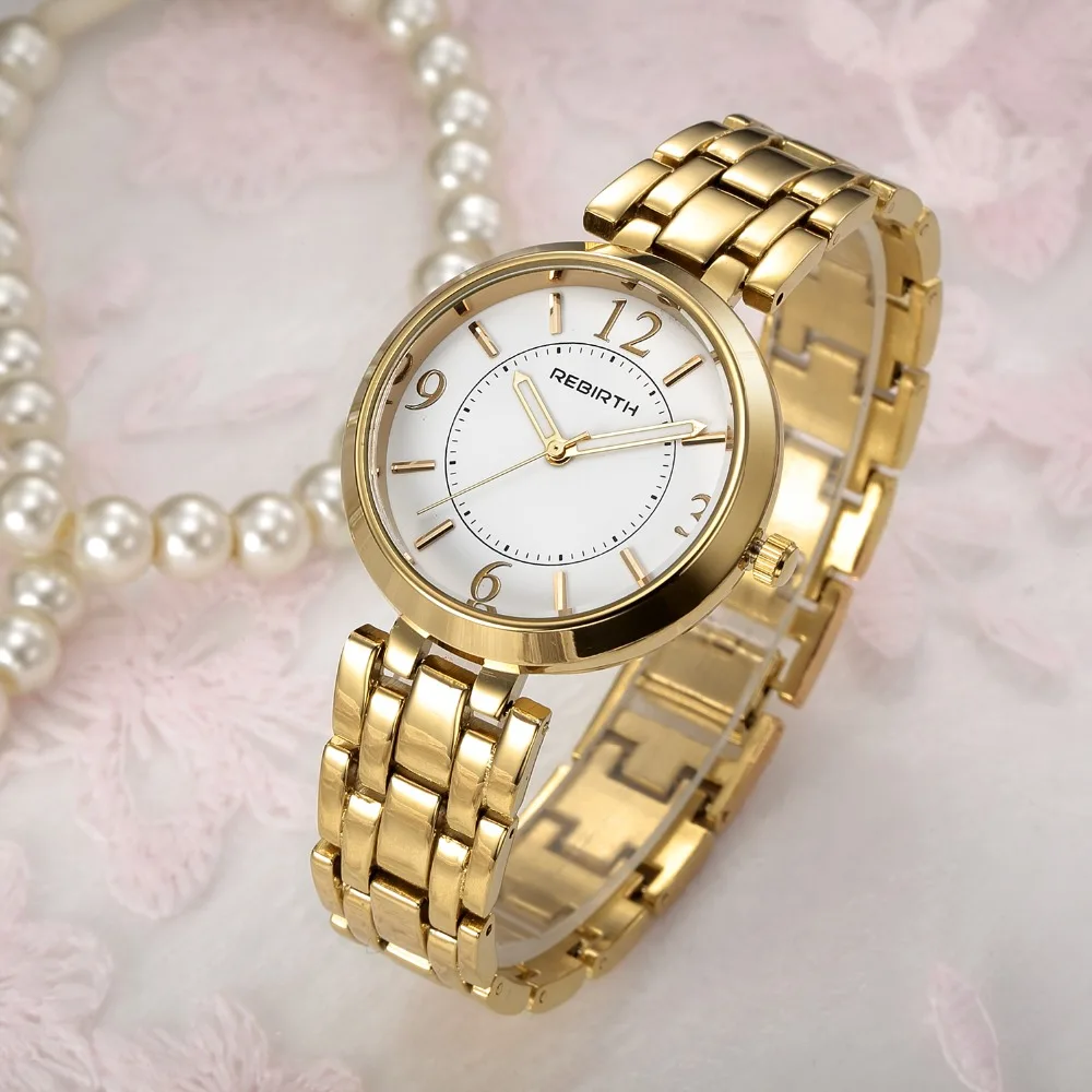Women Dress Watches Luxury Brand 숙 녀 Quartz Watch Stainless Steel Women ...