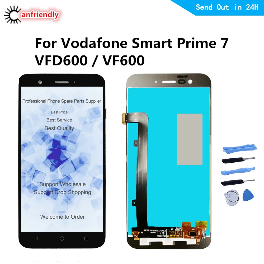 Vodafone-tela De Reposição Smart Prime 7 Vfd600 Vf600, Lcd, Touch ...