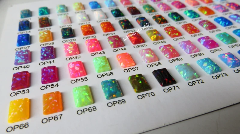 Opal Color Chart