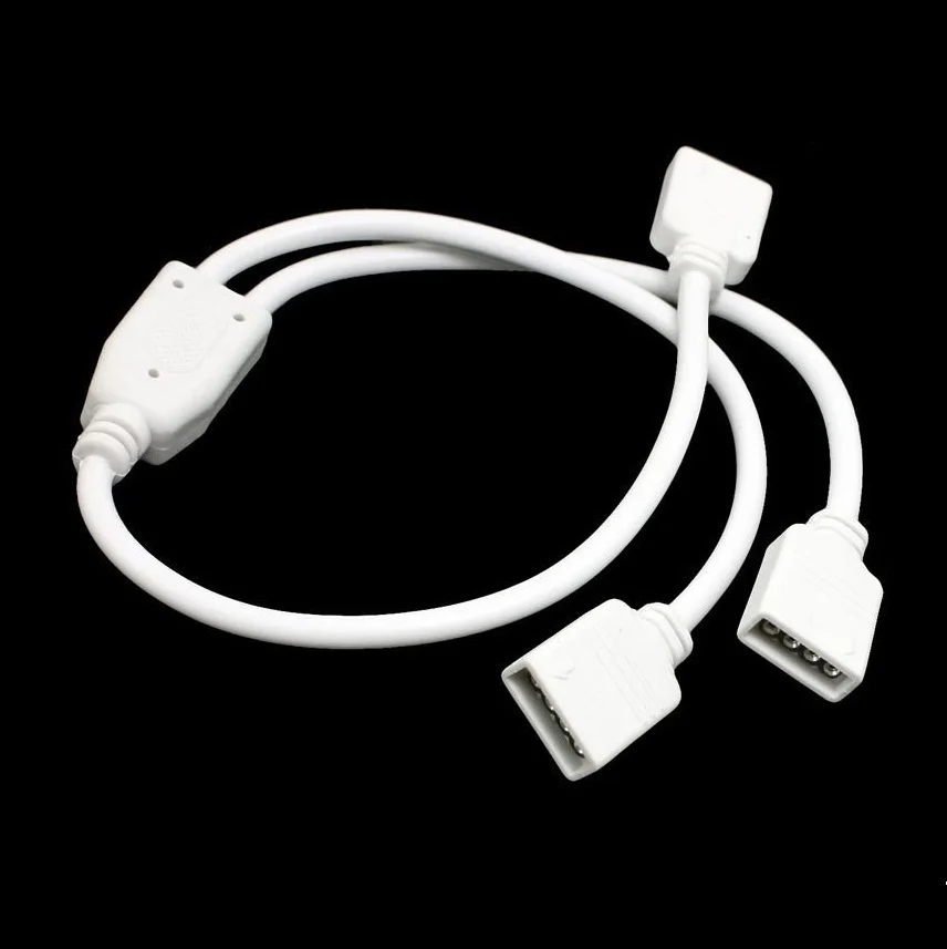 LED 5 Pcs 1 To 2 Ports Female Connection Cable For LED RGB Strip 3 led-5-pcs-1-to-2-ports-female-connection-cable-for-led-rgb-strip-3