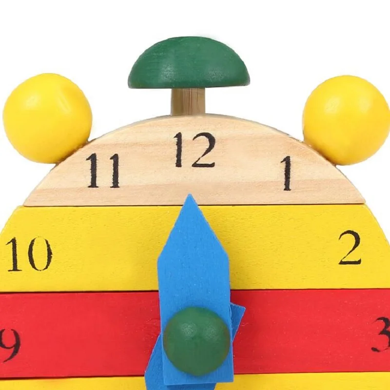 Buy Online Mini Puzzle Clock Montessori Wooden Puzzles Toys Oyuncak For ...