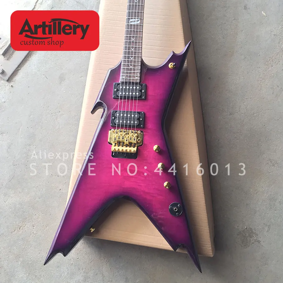 Artillery Top quality factory custom Alien electric guitar with gold ...