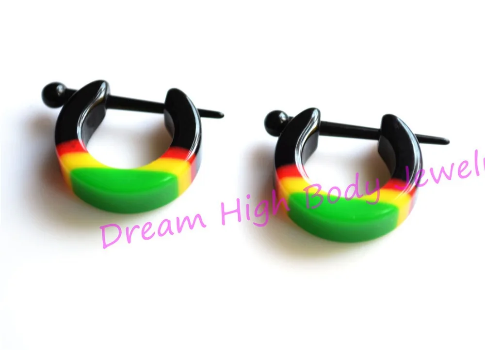 Rastafarian Lip Ring